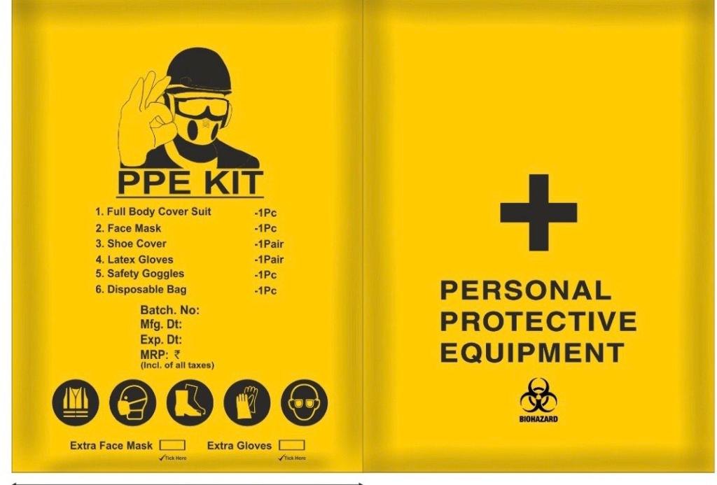 Best PPE Kit Packing material. No.1 supplier in India.